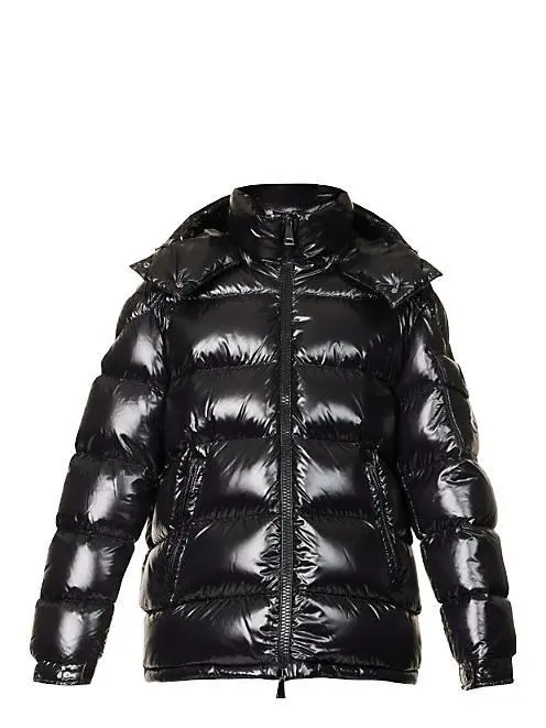 Moncler Maire Quilted Puffer Jacket - Black
