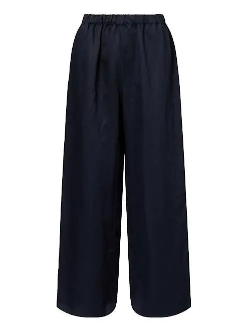Jenni Kayne Demi Wide-leg Trousers - Navy