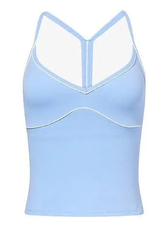 TALA Dayflex Contrast Sweetheart Stretch-woven Vest - Iris Blue