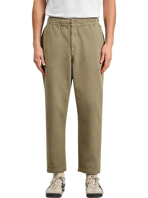 WAX LONDON Kurt Cotton Trousers - Light Khaki