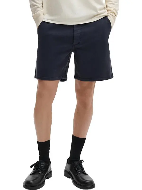 Rag & Bone Classic Aero 8" Stretch Shorts - Navy