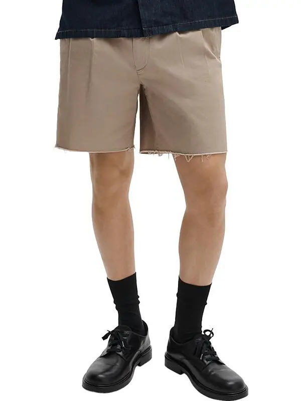 Rag & Bone Classic Chino 7.5" Cutoff Shorts - Warm Taupe