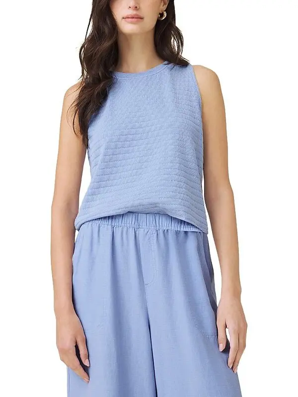 Splendid Shelly Smocked Tank Top - Azure