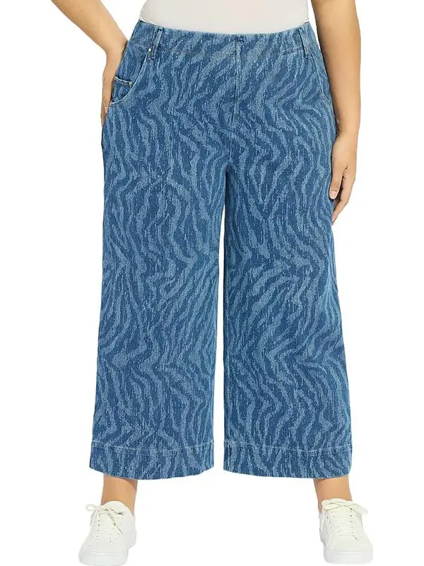 Lyssé Leo Palazzo Jeans - Current Ripples