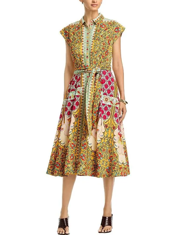 Elie Tahari Midi Dress - Baroque Print