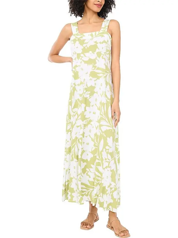 Vince Camuto Floral Maxi Dress - Flora Green
