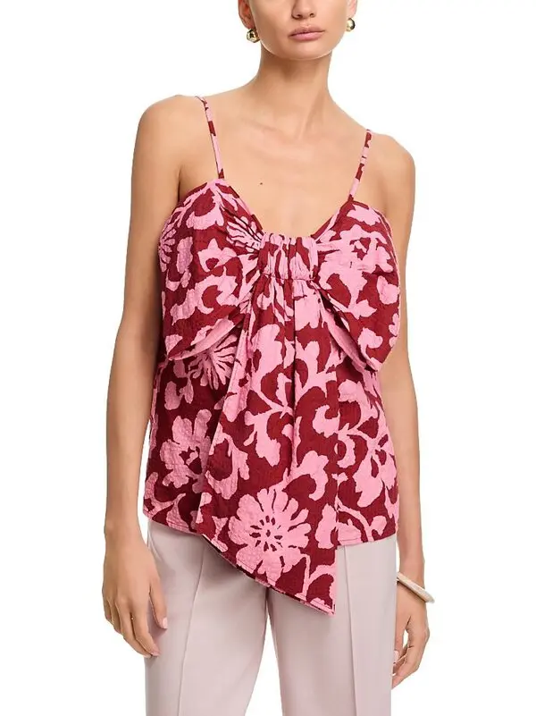 Essentiel Antwerp Floral Bow Camisole - Faded Plum