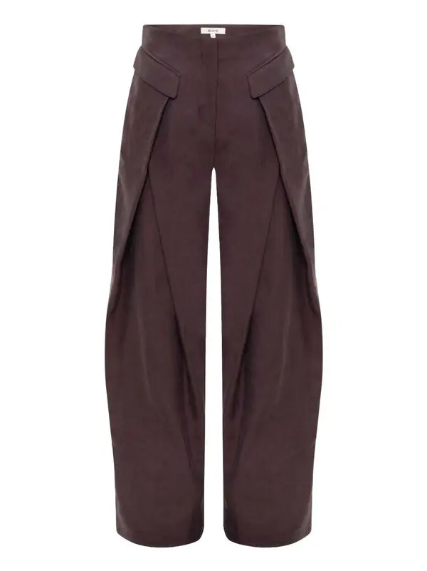 Sélone Camille Barrel Trousers - Brown