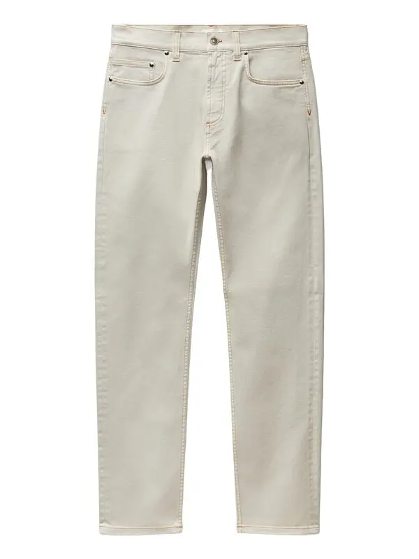 Versace Tapered Jeans - White