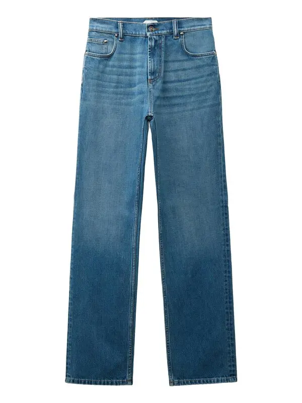 Versace Straight-leg Denim Jeans - Blue