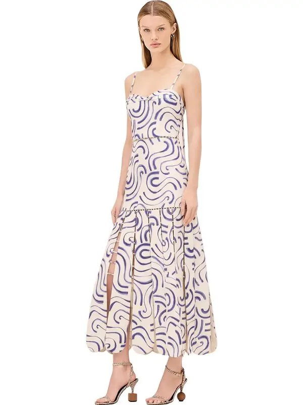 Alexis Bellisse Midi Dress - Blue Wave