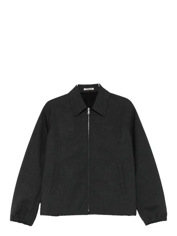 Auralee Nylon Zipped Jacket - Grey