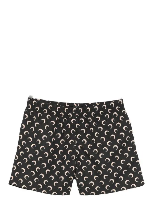 MARINE SERRE Moon Print Swim Shorts - Nero