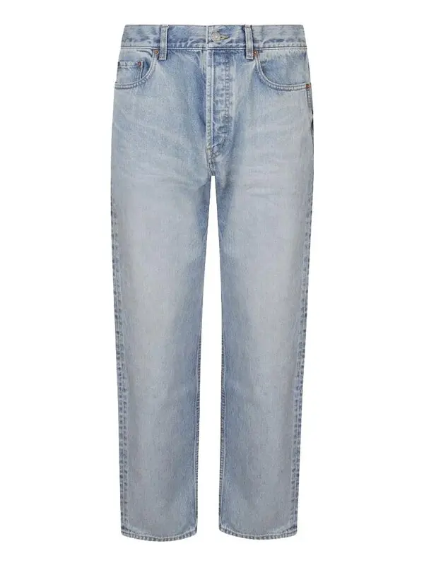 Saint Laurent Organic Cotton Denim Jeans - Azzurro