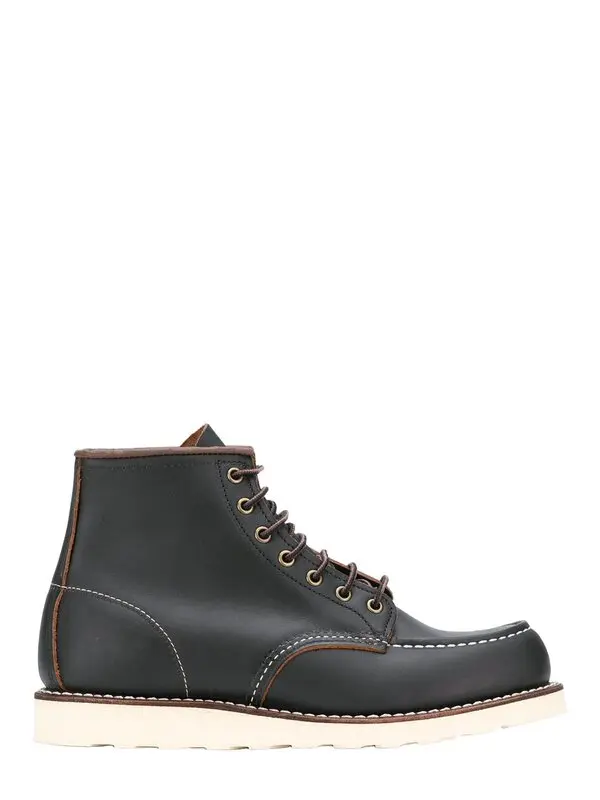 Red Wing Classic Moc Leather Lace Up Boots - Nero