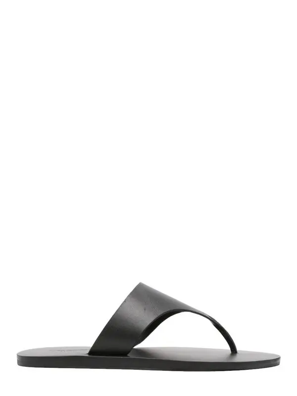Manebí Leahter Thong Sandals - Black