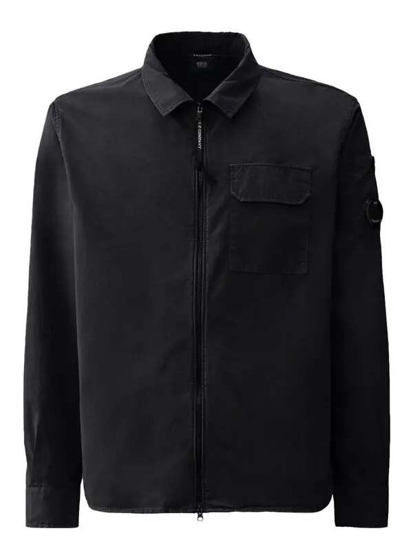 C.P. COMPANY Organic Cotton Overshirt - Blue