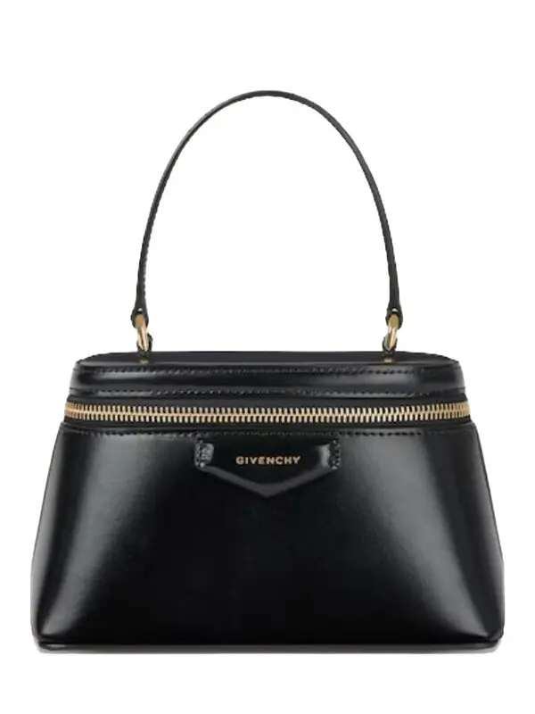 Givenchy Black Leather Vanity Case - Nero
