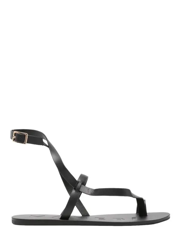 Manebí Leather Sandals - Black
