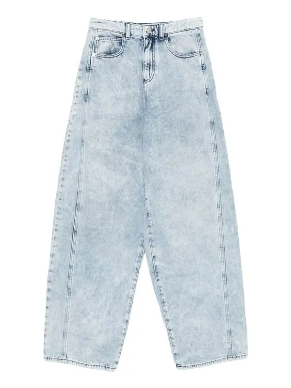 Emporio Armani Acid Wash Denim Jeans - Azzurro