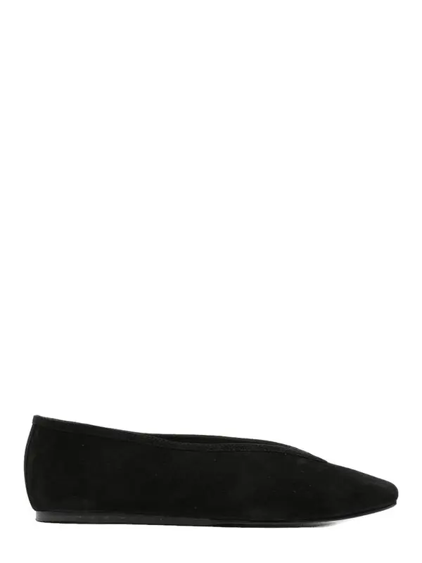 Manebí Suede Leather Ballet Flats - Nero