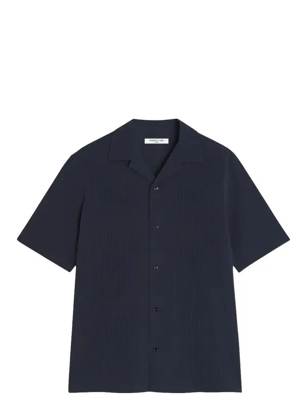 Maison Kitsuné Cotton Shirt - Blu