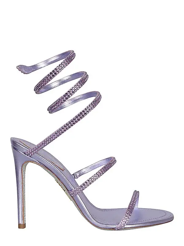 Rene Caovilla Cleo Stiletto Heel Sandals - Viola