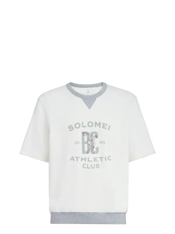 Brunello Cucinelli Cotton Sweatshirt - Bianco