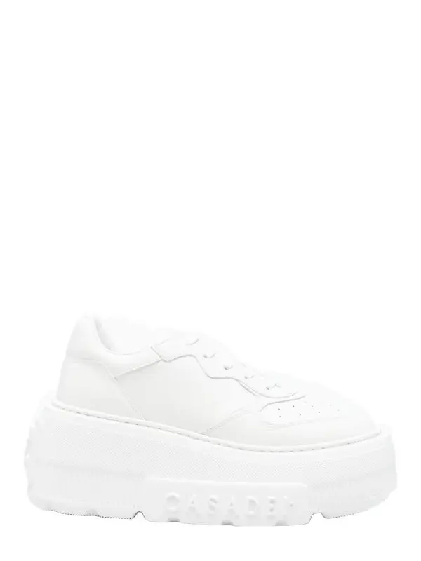 Casadei Nexus Platform Lace-up Sneakers - Bianco