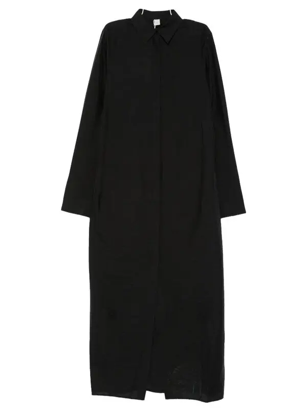 TOTEME Silk Parachute Dress - Nero