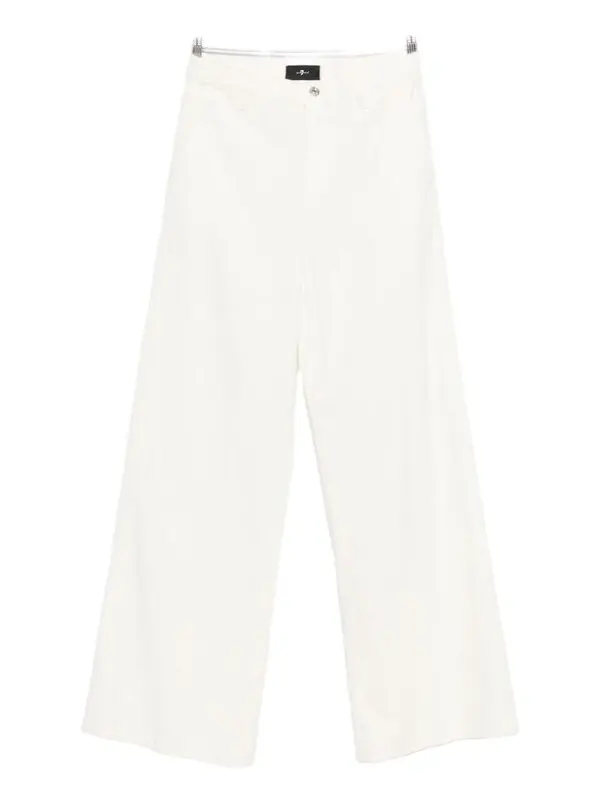 SEVEN Flared Leg Denim - Bianco