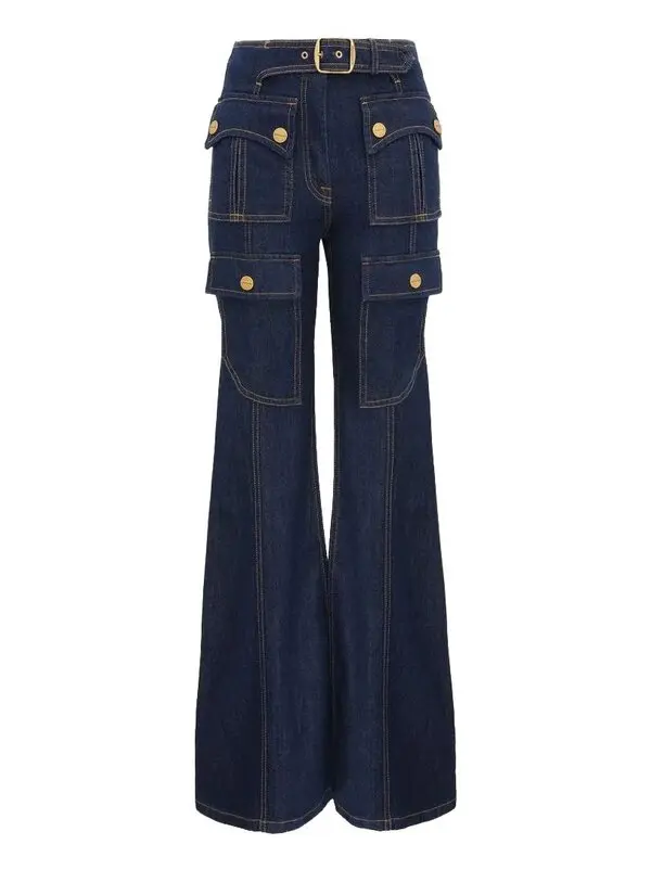 Zimmermann Luna Utility Denim - Blu