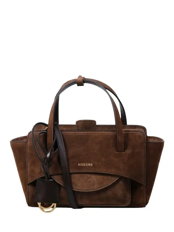 HIDESINS Small Leather Tote Bag - Brown