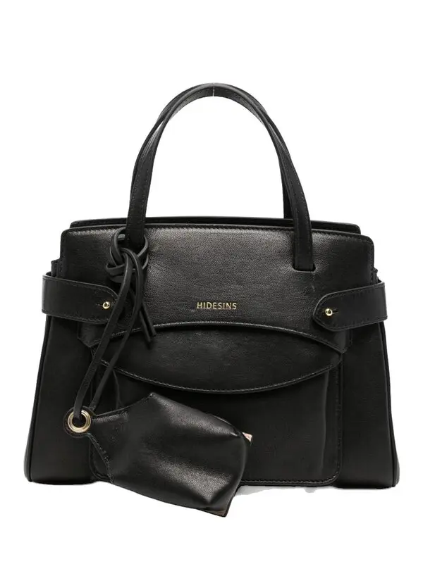 HIDESINS Lullaby Small Leather Tote - Nero