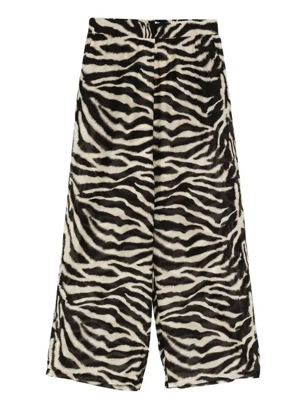 Ermanno Scervino Zebra Print Trousers - Zebrato