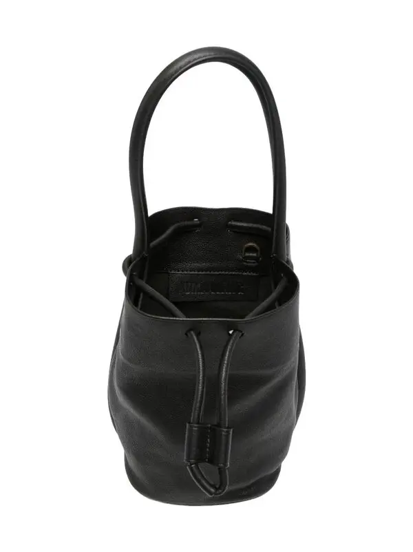 UMA WANG Leather Bucket Bag - Black