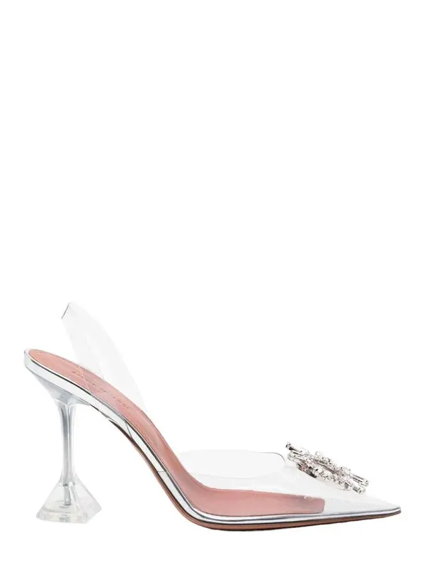 Amina Muaddi Begum Slingback Pumps - Trasparente