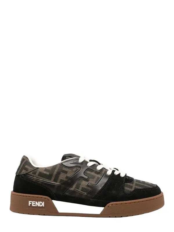 Fendi Zucca Monogram Sneakers - Brown