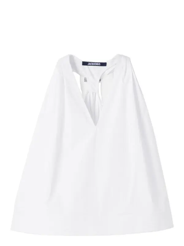 Jacquemus Le Haut Norma Cotton Blouse - White