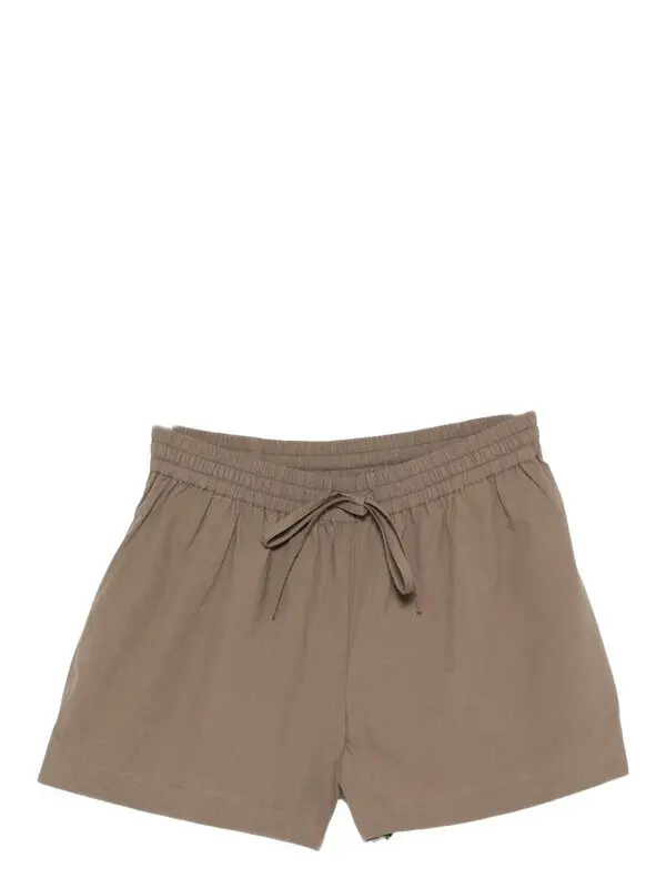 Matteau Cotton Shorts - Marrone