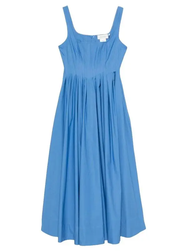Sportmax Cotton Maxi Dress - Blu