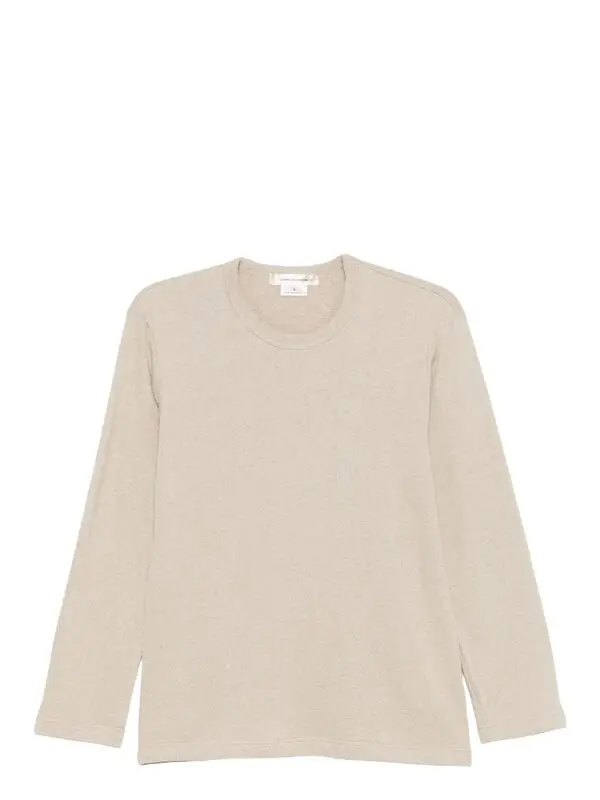Comme Des Garçons Linen And Cotton Blend T-shirt - Beige