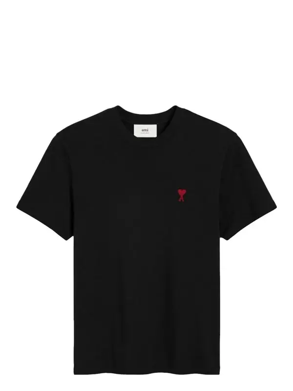 Ami De Coeur Cotton T-shirt - Black