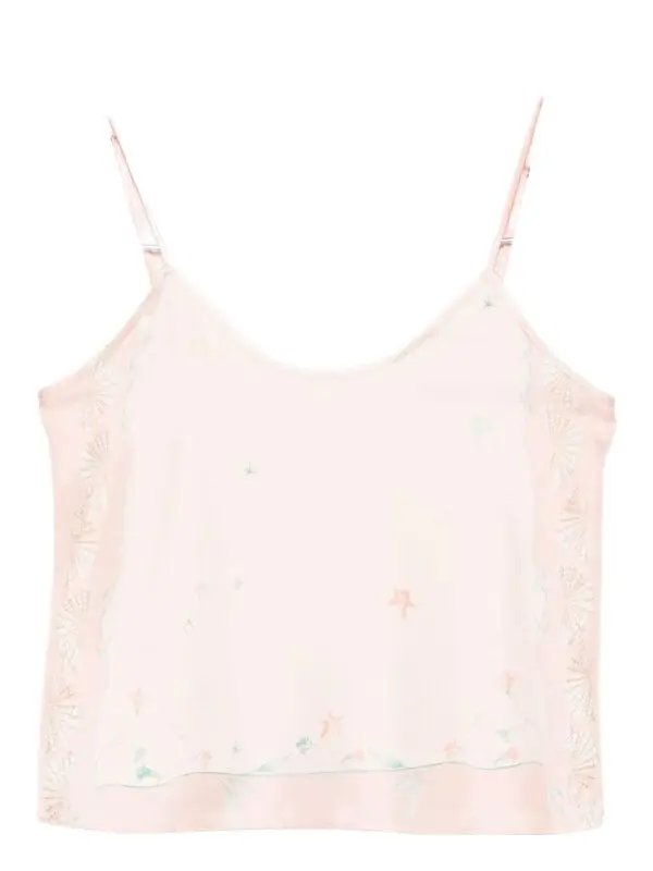 FORTE_FORTE Printed Silk Camisole - Rosa
