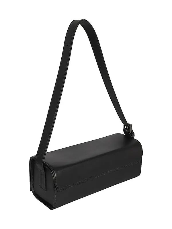MIZUIRO Leather Shoulder Bag - Nero