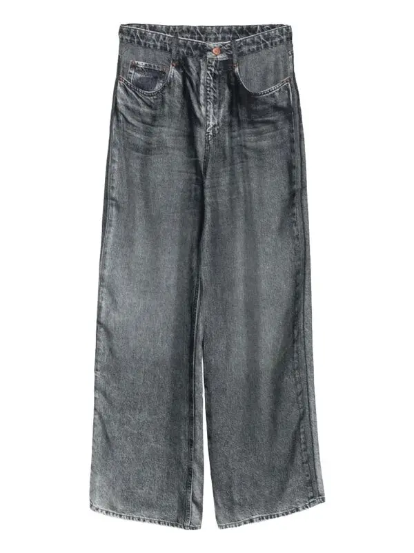 PIERRE-LOUIS MASCIA Wide Leg Jeans - Azzurro