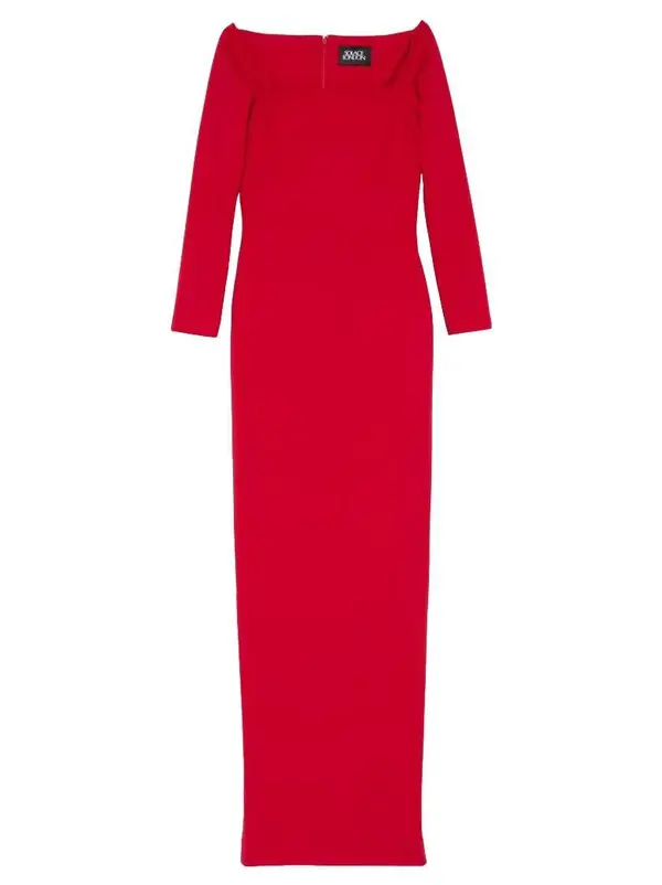 Solace London Lolita Maxi Dress - Rosso