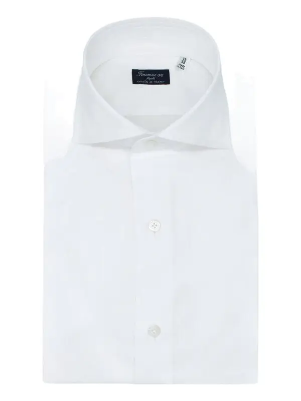 FINAMORE 1925 Cotton Shirt - Bianco