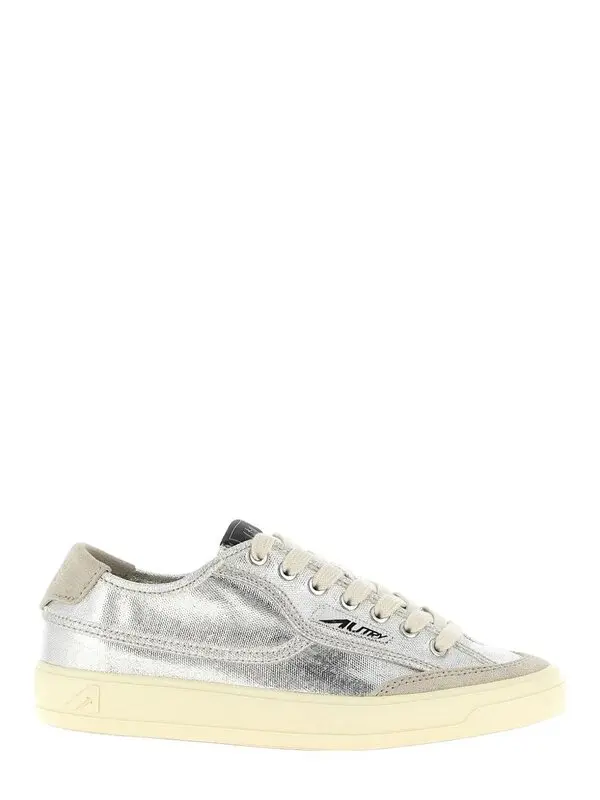 AUTRY Windscape Low Metallic Sneakers - Argento