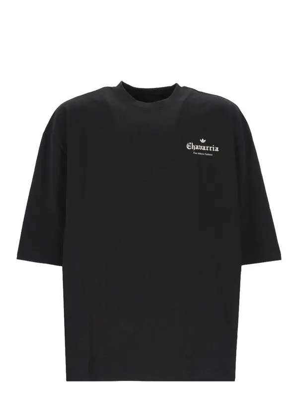 ADIDAS X WILLY CHAVARRIA Printed Cotton T-shirt - Nero
